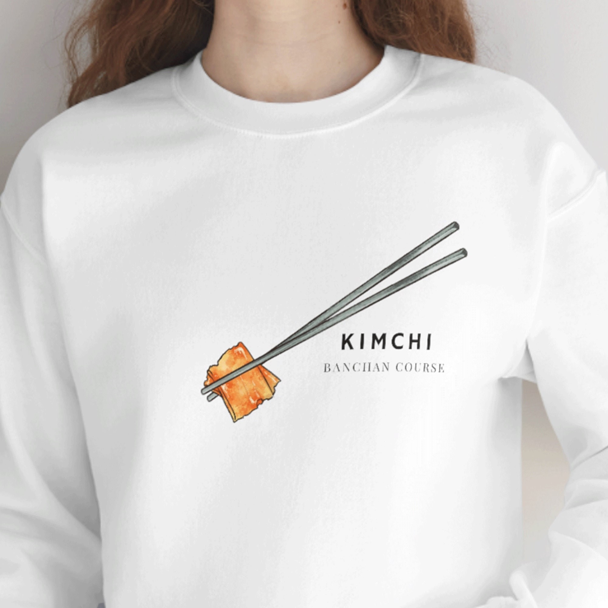 Unisex Kimchi Sweatshirt, Kimchi Lover, Gift Ideas, We Love Kimchi ...