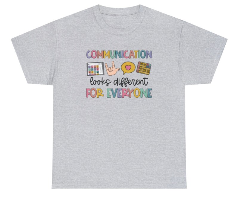 Communication Looks Different Shirt AAC SPED Teacher - Etsy