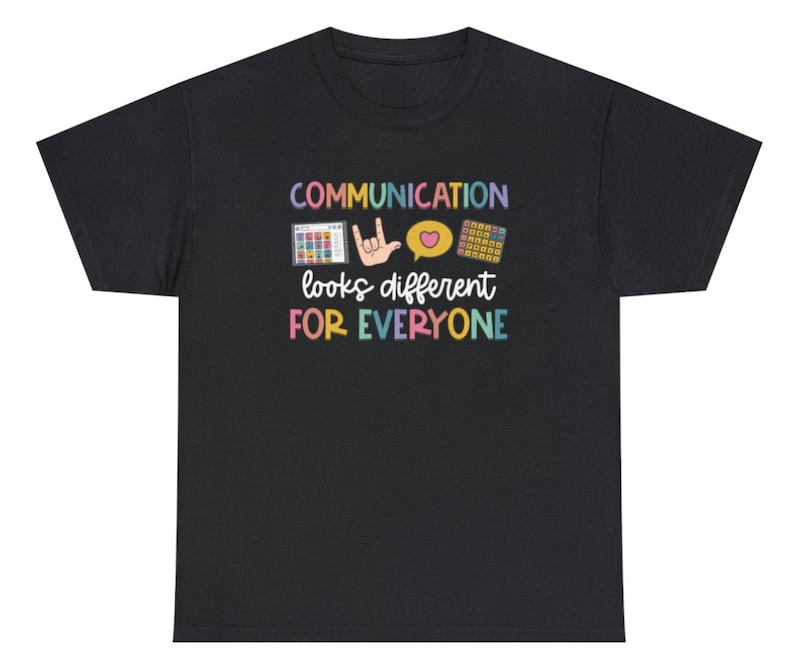 Communication Looks Different Shirt AAC SPED Teacher - Etsy
