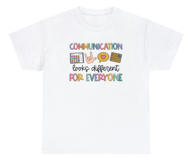 Communication Looks Different Shirt AAC SPED Teacher - Etsy