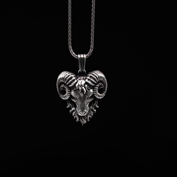 Ram Necklace - Etsy