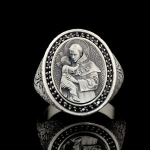 Saint Anthony Ring, Natural Stone St. Anthony Rings, Handmade St ...