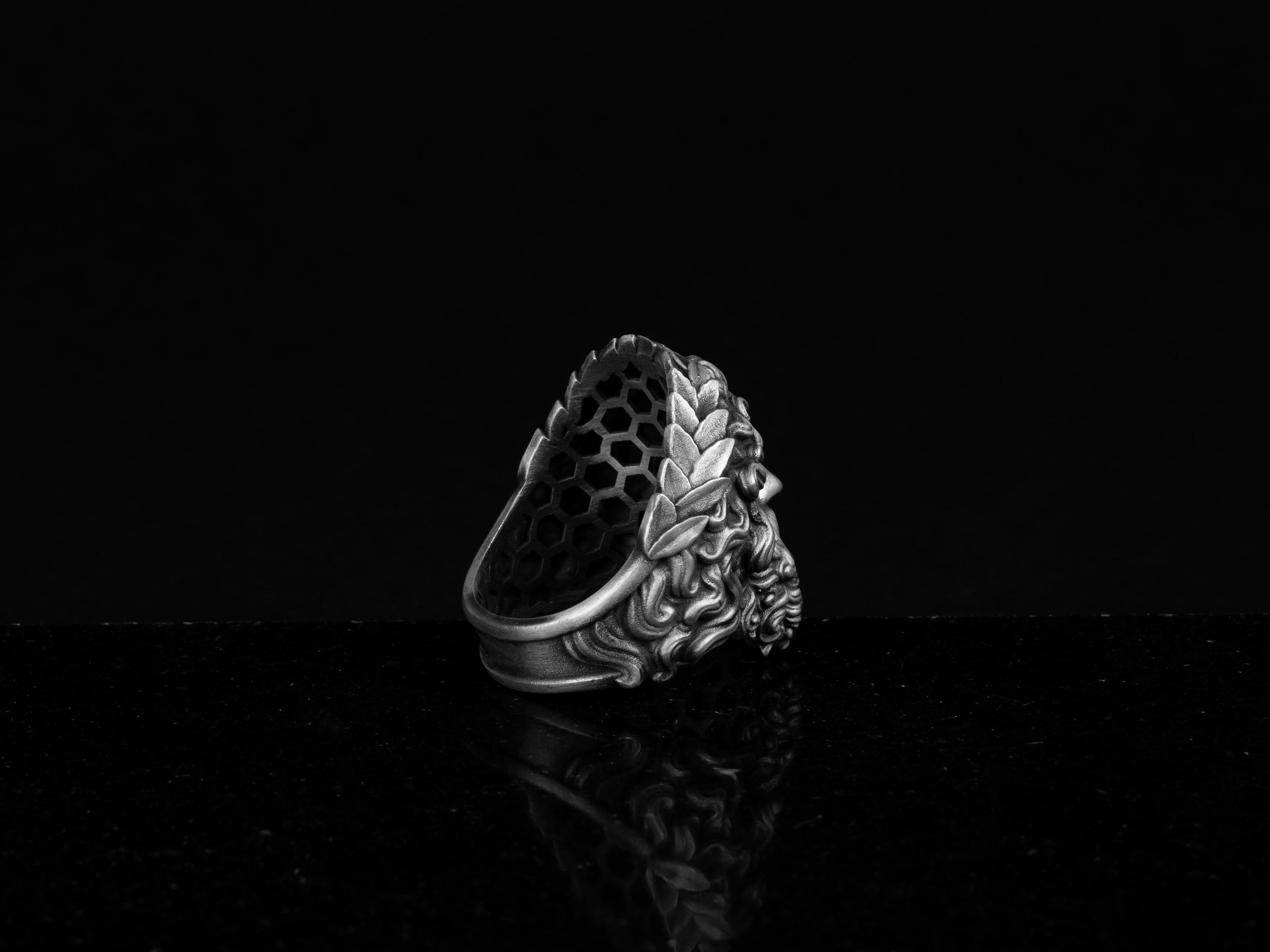 Zeus Ring, Mythology Greek God Ring , Handmade 925 Sterling Silver ...