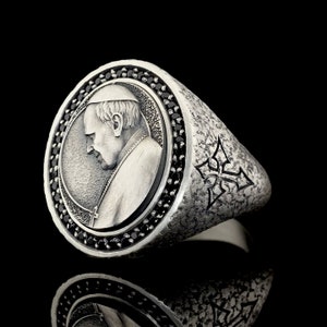 Handmade Pope Francis Ring, Jewelry Representing the Vatican, Pope ...