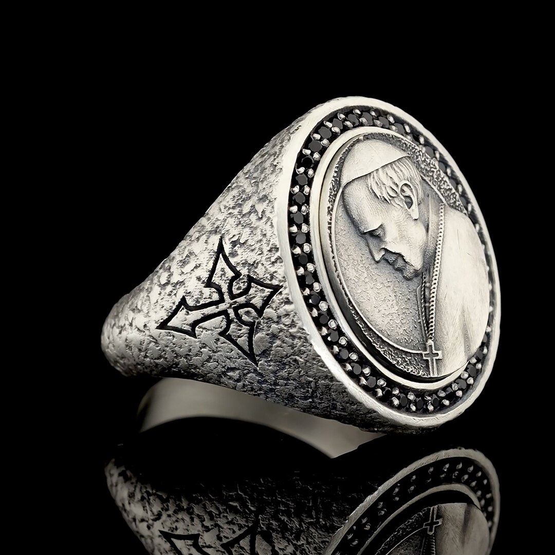 Handmade Pope Francis Ring, Jewelry Representing the Vatican, Pope ...