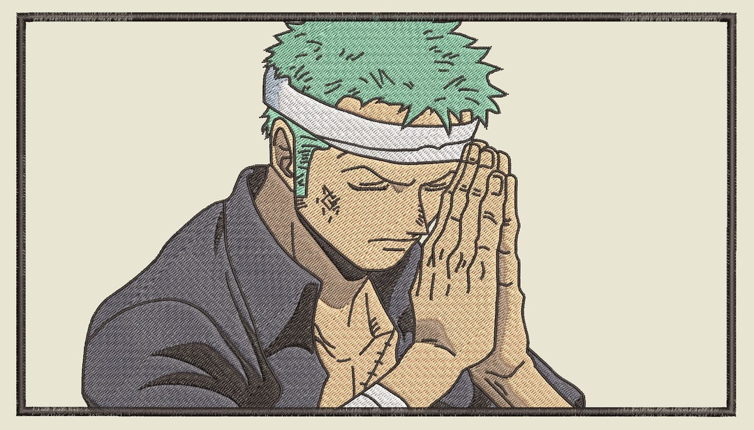 Embroidery Design - Zoro One Piece - Etsy