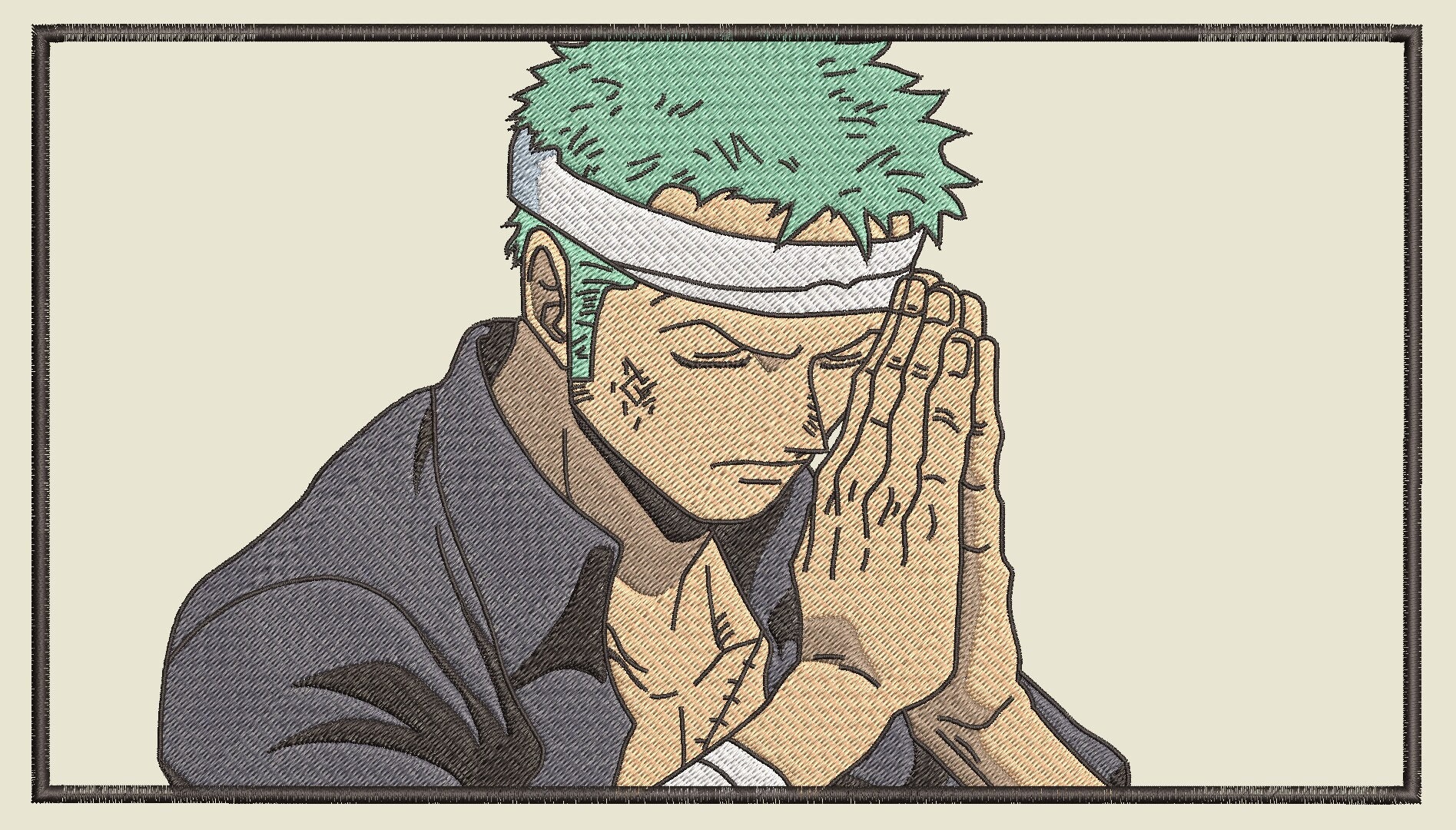 Embroidery Design - Zoro One Piece - Etsy
