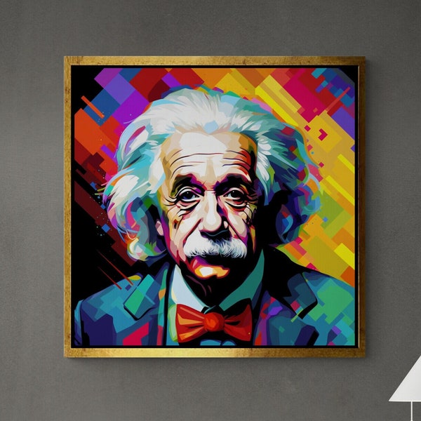 Framed Albert Einstein - Etsy