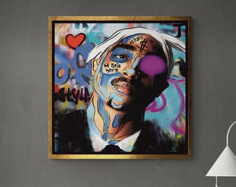 2pac Graffiti Art - Etsy