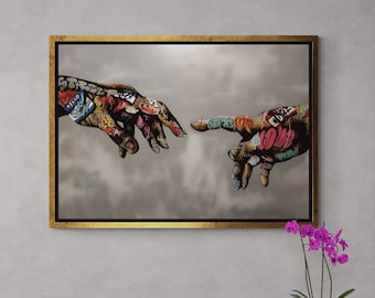 Creation of Adam Graffiti - Etsy