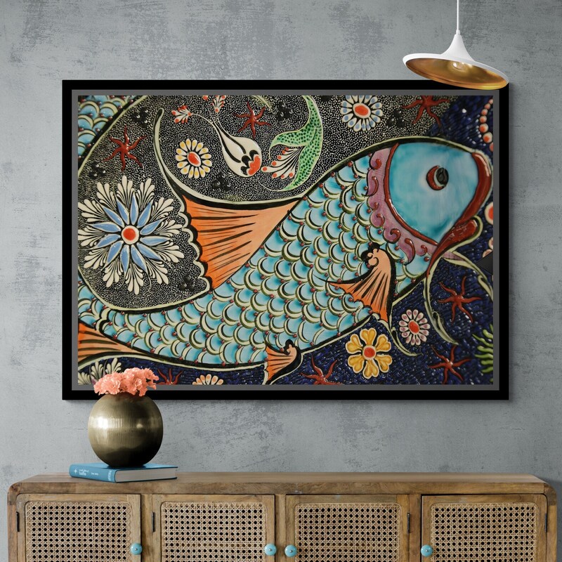 Ceramic Fish Wall Art - Etsy