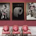 Audrey Hepburn Style Triple Canvas, Audrey Hepburn Make up Wall Art ...