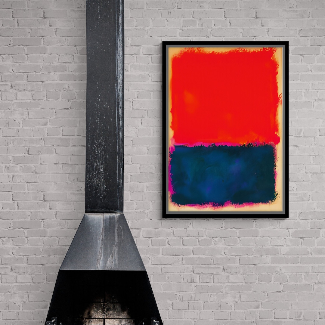 Mark Rothko Wall Art, Rothko Framed Canvas, Abstract Expressionism Art ...