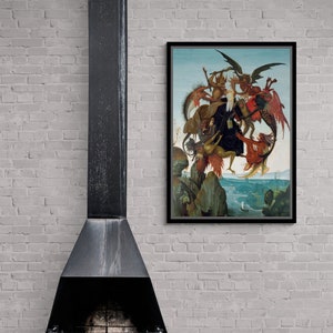 The Torment of Saint Anthony, Michelangelo Buonarroti Canvas, Anthony ...