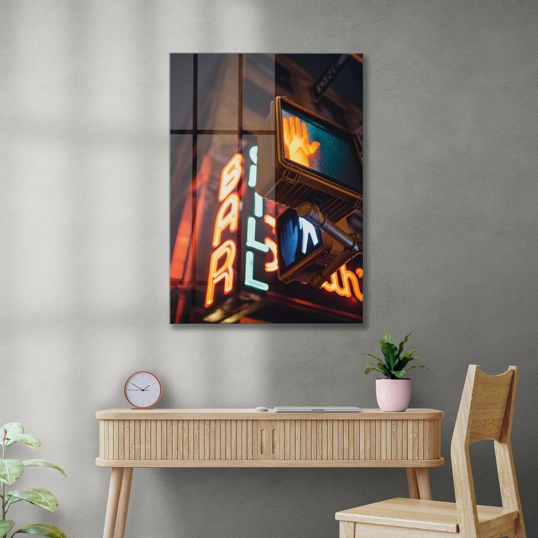Tempered Glass Wall Art, Bar Sign Wall Art, Glass Wall Art, Wall ...