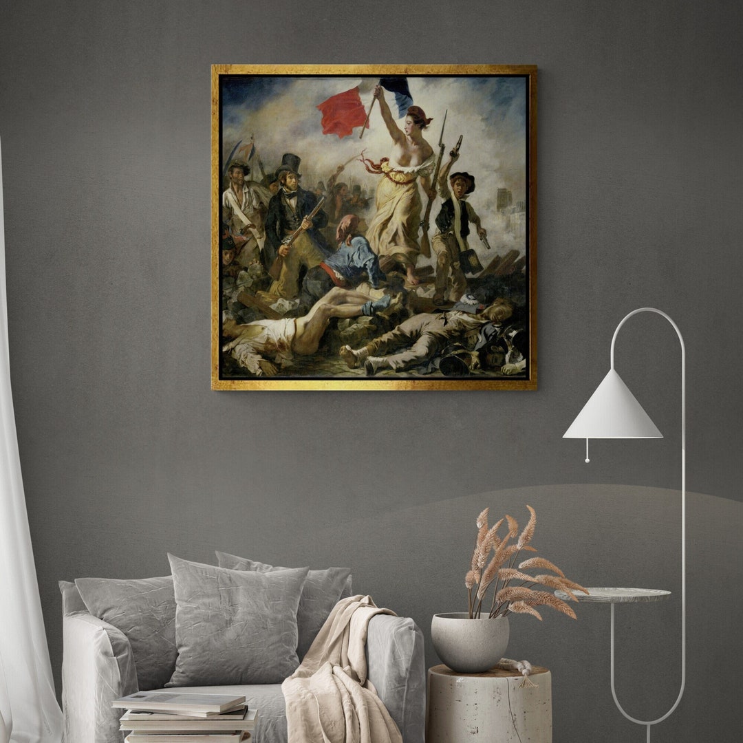 Liberty Leading the People, Eugene Delacroix Canvas, People Wall Art ...