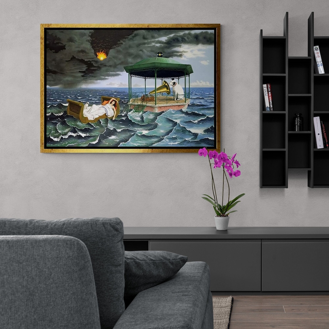 Dominique Appia Wall Art, Surrealism Framed Canvas, Dominique Appia ...