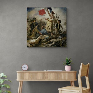Liberty Leading the People, Eugene Delacroix Canvas, People Wall Art ...