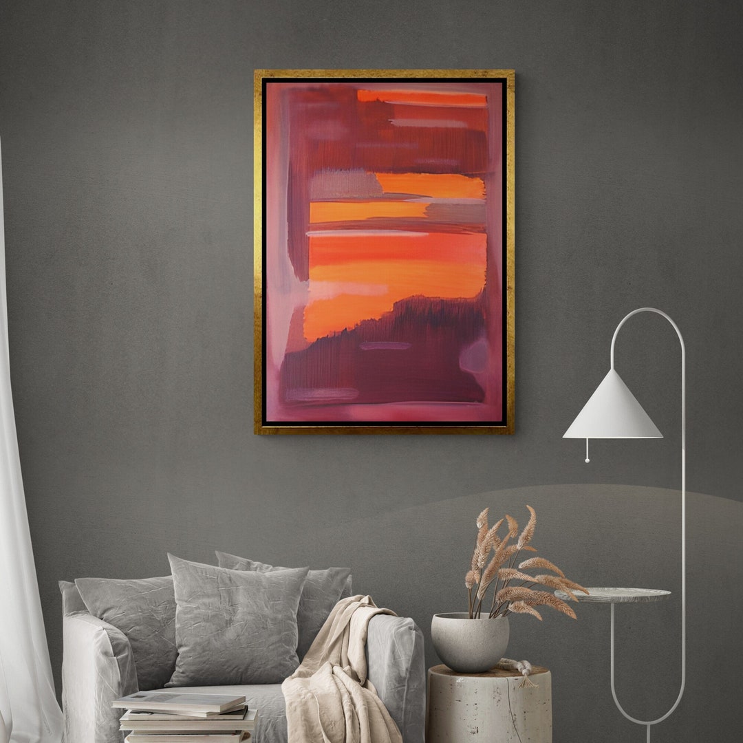 Mark Rothko Wall Art, Rothko Framed Canvas, Art Reproduction, Rothko ...