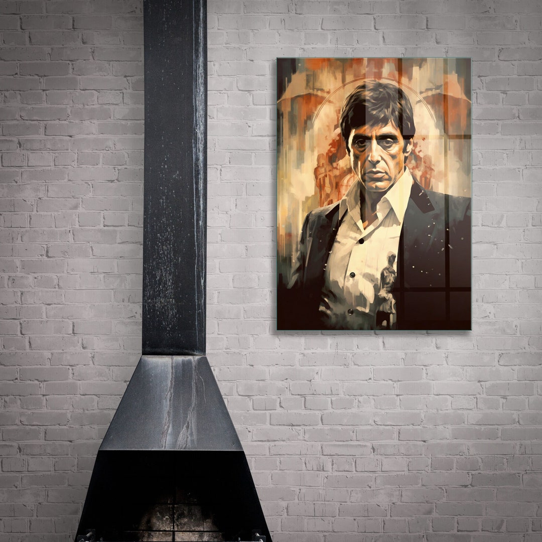 Tempered Glass Wall Art Scarface Wall Art Glass Wall Art - Etsy