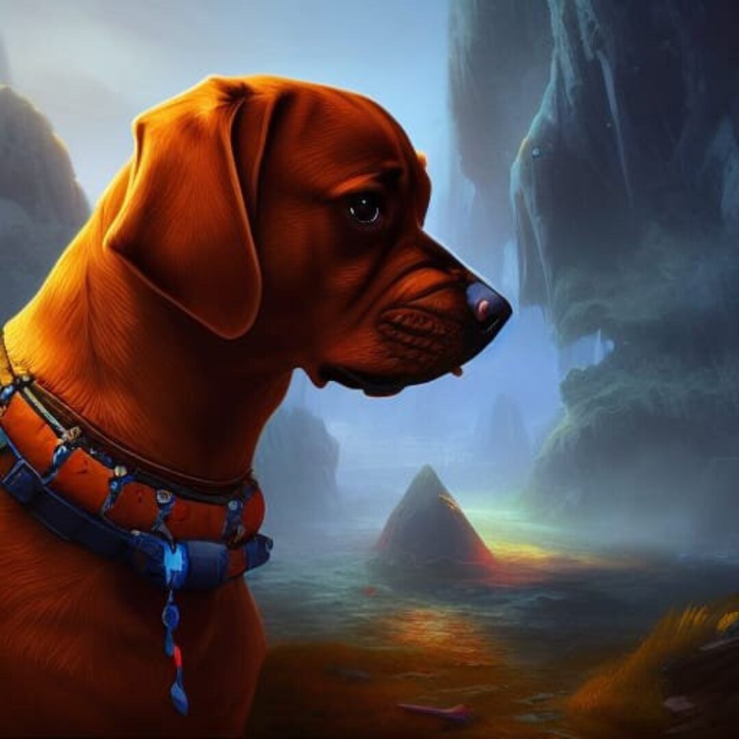Dog Polygons Art - Etsy