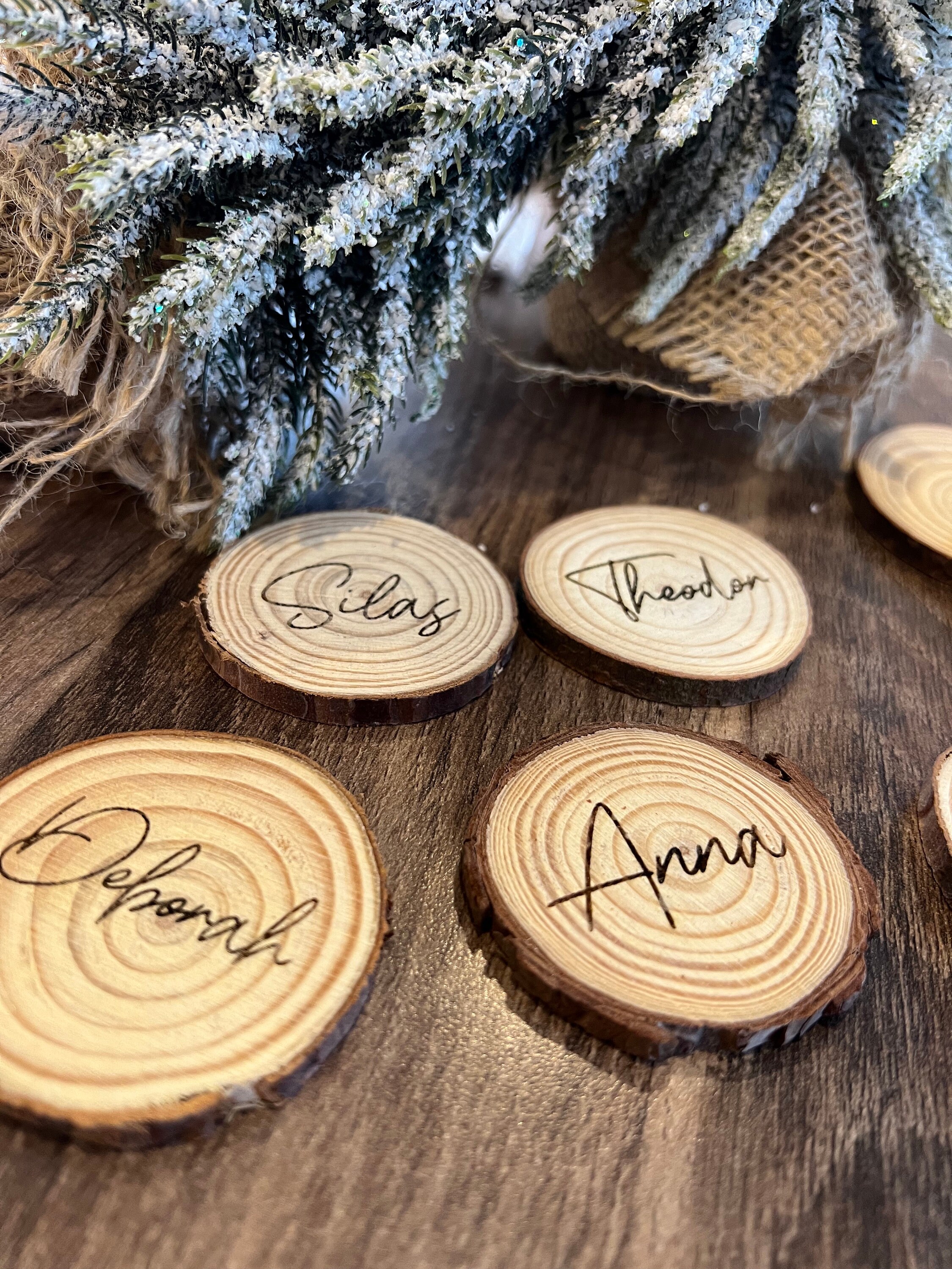 Table Names | Name Tags | Table Sign | Place Cards | Christmas Eve ...
