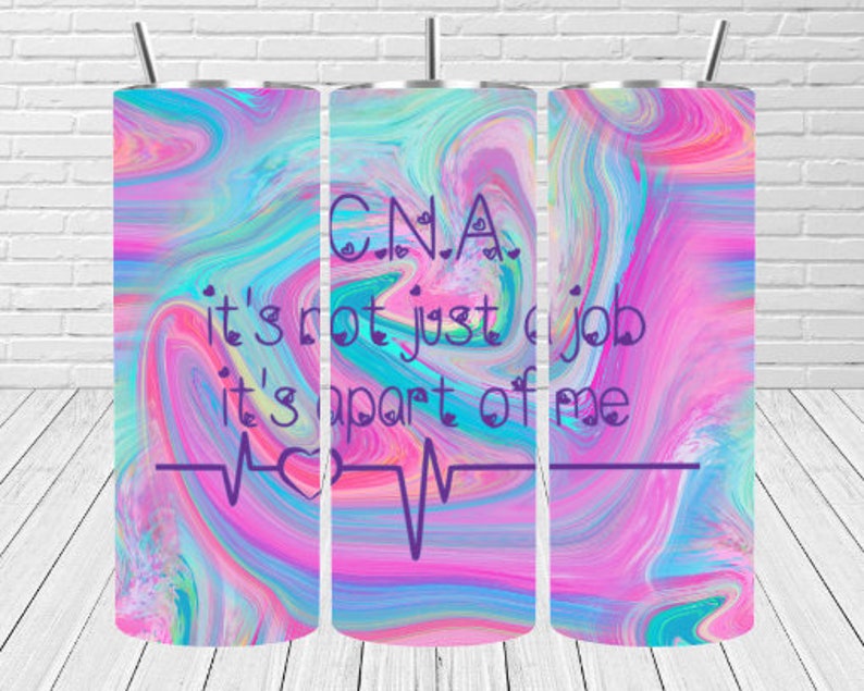 CNA Life Cotton Candy Tumbler Wrap - Etsy