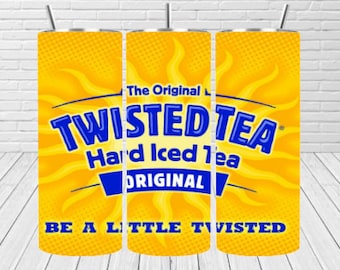 Twisted Tea Huckleberry Design Template Skinny Tumbler 20oz - Etsy