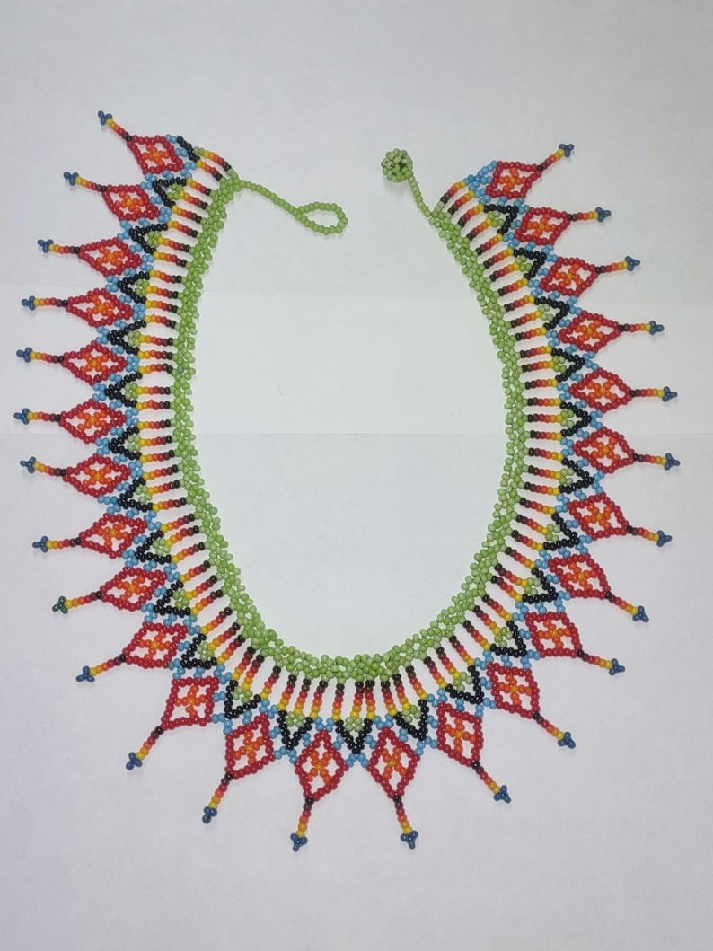 Embera Necklace Handwoven by the Colombian Indigenous Tribe - Etsy