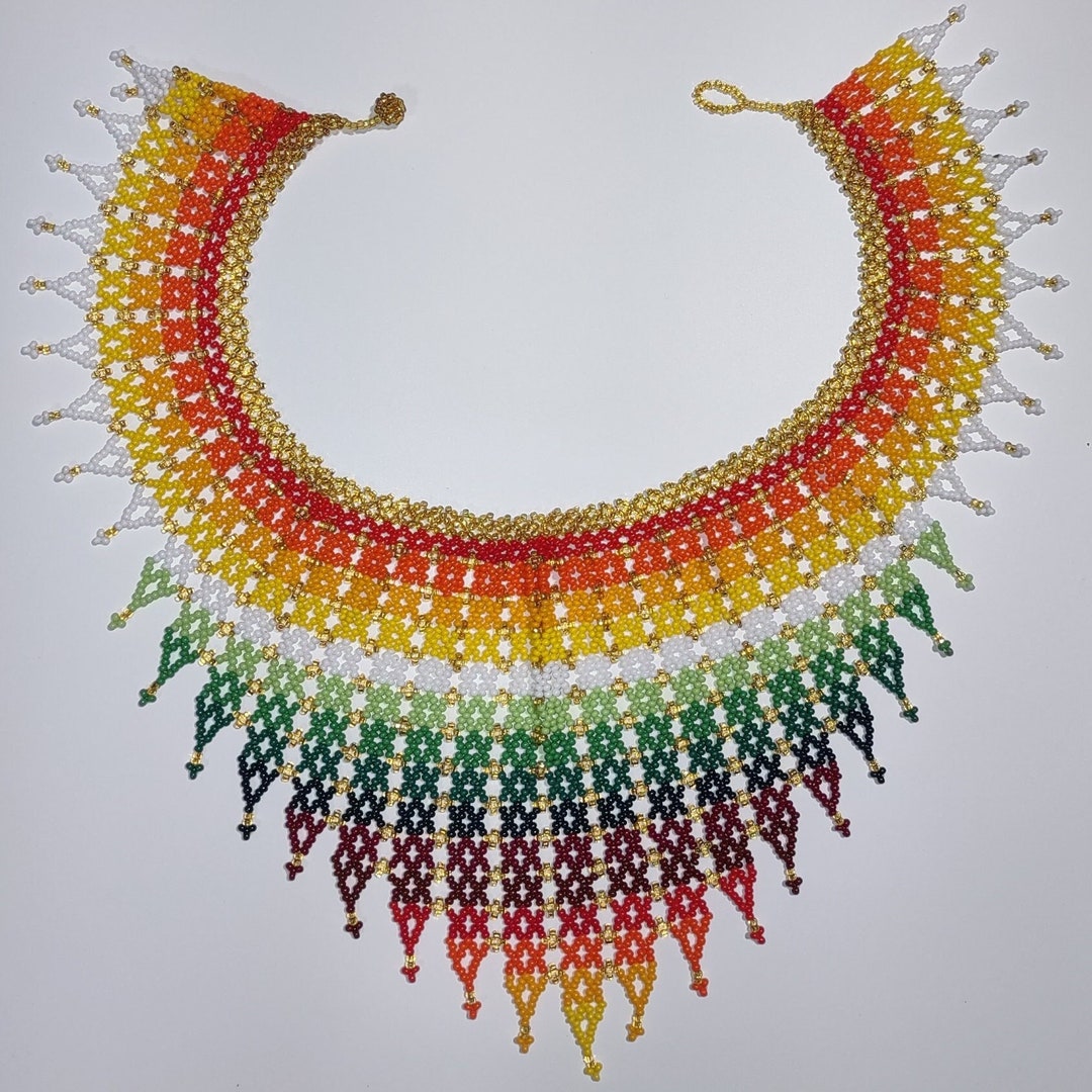 Embera Necklace Handwoven by the Colombian Indigenous Tribe - Etsy