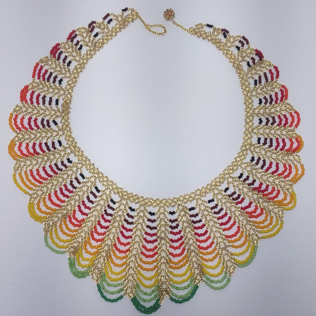Embera Necklace Handwoven by the Colombian Indigenous Tribe - Etsy