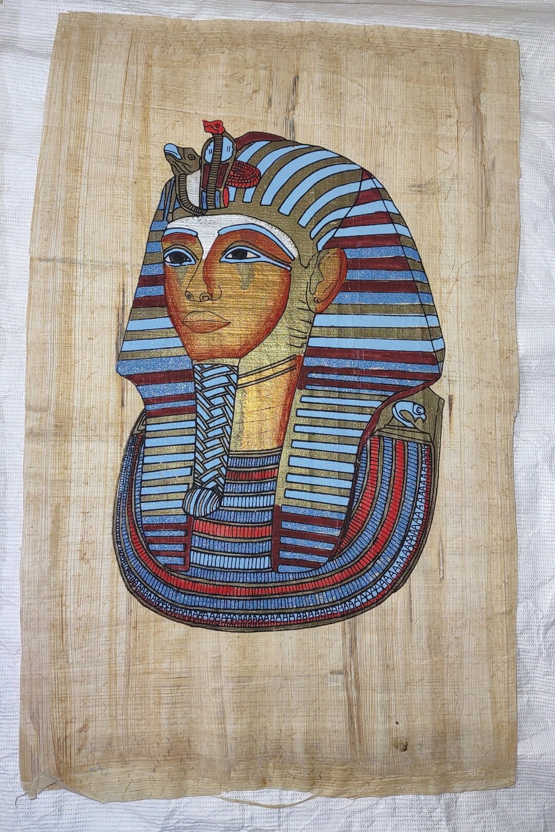 4 Pcs of Hand Painted Egyptian Papyrus - Etsy