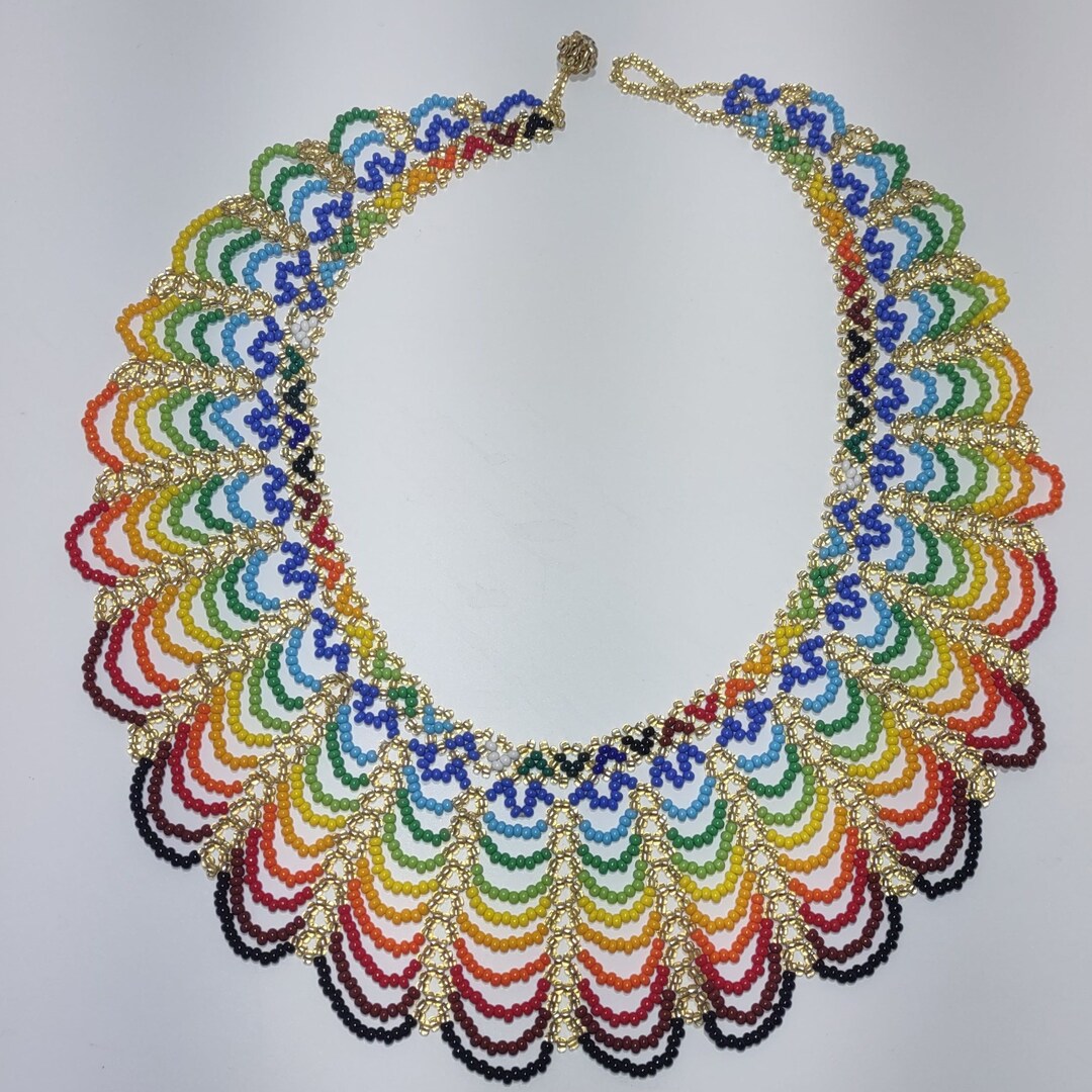 Embera Necklace Handwoven by the Colombian Indigenous Tribe - Etsy