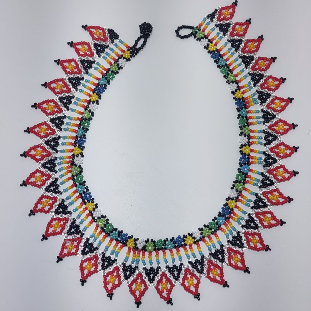 Embera Necklace Handwoven by the Colombian Indigenous Tribe - Etsy