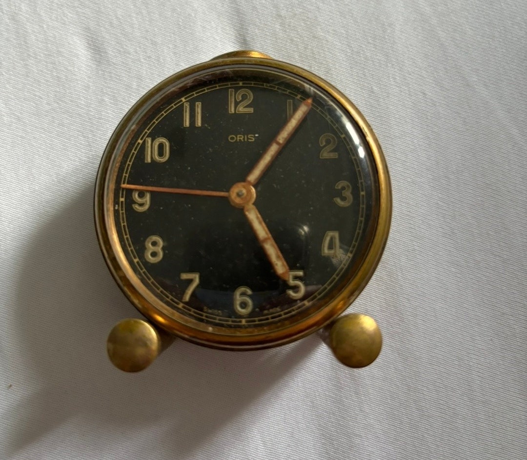 Vintage ORIS Table Clock - Etsy