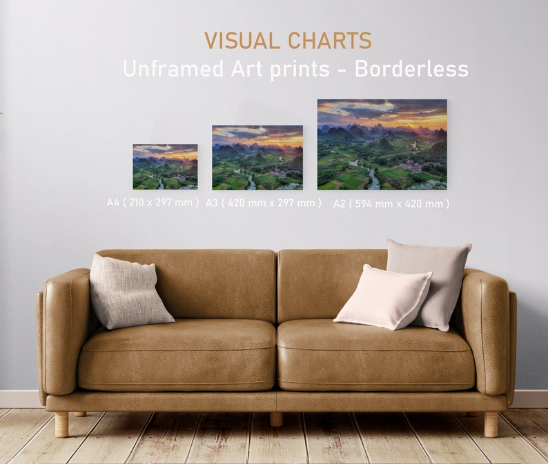 Cuiping Yangshuo Chinese Wall Art Photo of China China Mountains China ...