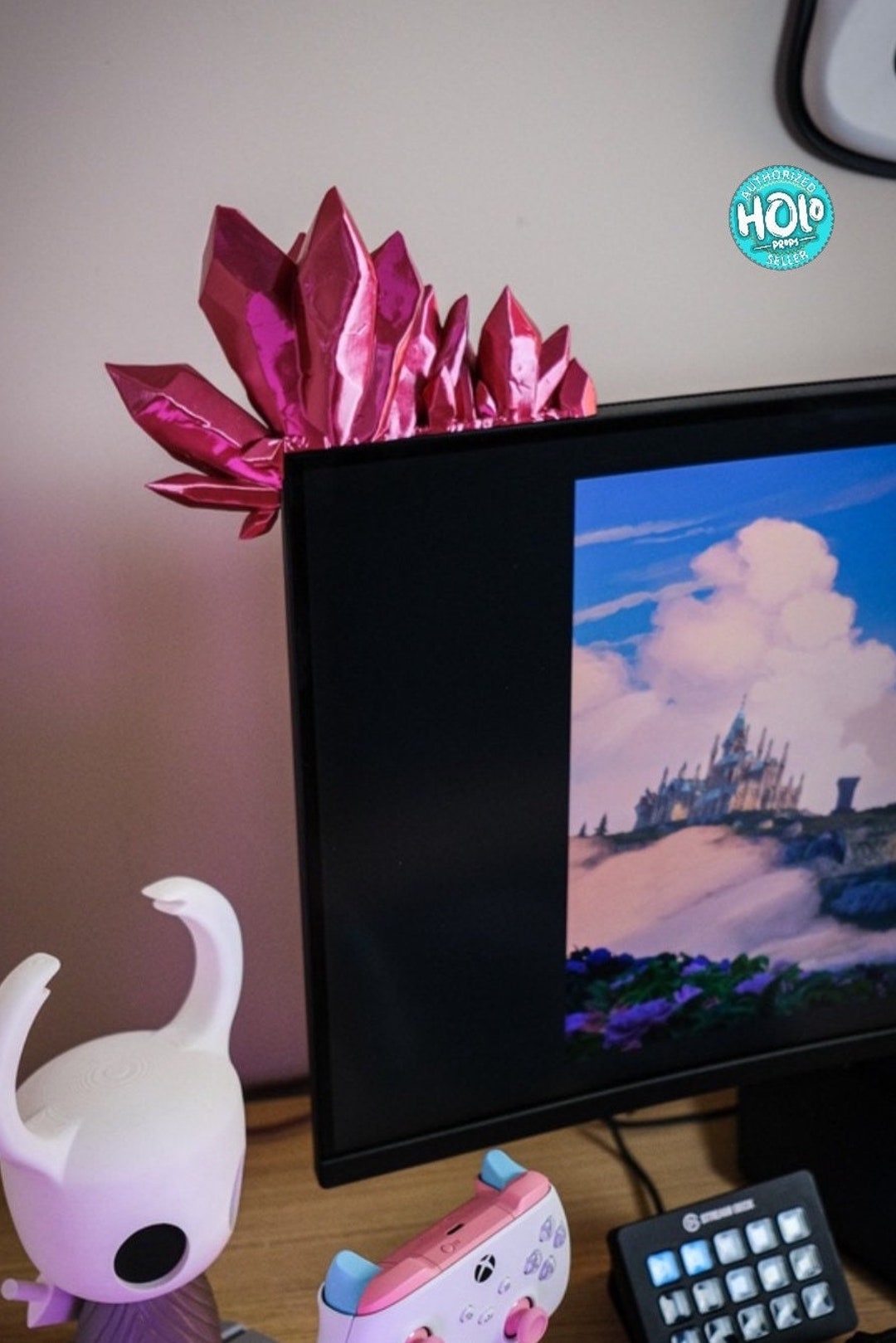 PC Monitor Crystal Attachment Desk Top Gift Gamers Unique Gift 3D ...