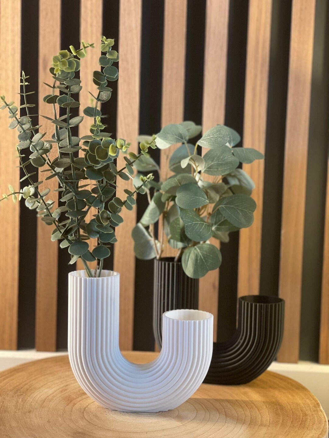 Modern 3d-printed Plant Pot Sleek U-shaped Planter for Stylish Home and ...