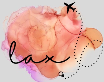 Lax Airport Poster - Etsy