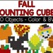 Fall Counting Cube Clipart - Etsy