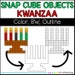 Kwanzaa Counting Cube Clipart - Etsy