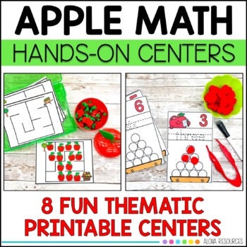 APPLE Math Hands on Centers and Activities for Prekindergarten and ...