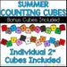 Summer Counting Cube Clipart - Etsy