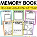 Printable End of Year Memory Book Second Grade - Etsy Canada