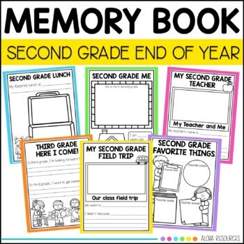 Printable End of Year Memory Book Second Grade - Etsy Canada