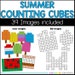 Summer Counting Cube Clipart - Etsy
