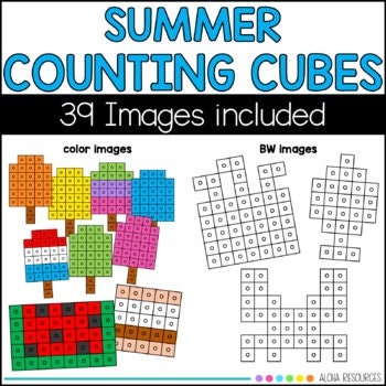 Summer Counting Cube Clipart - Etsy