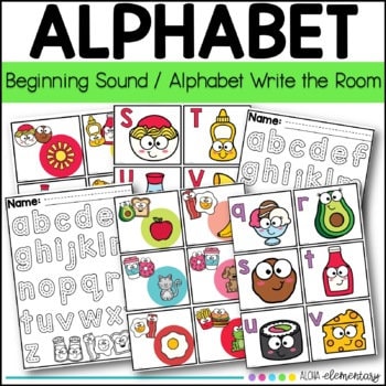 Alphabet Centers Printables and Beginning Sounds - Etsy