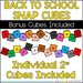 Back to School Counting Cube Clipart - Etsy
