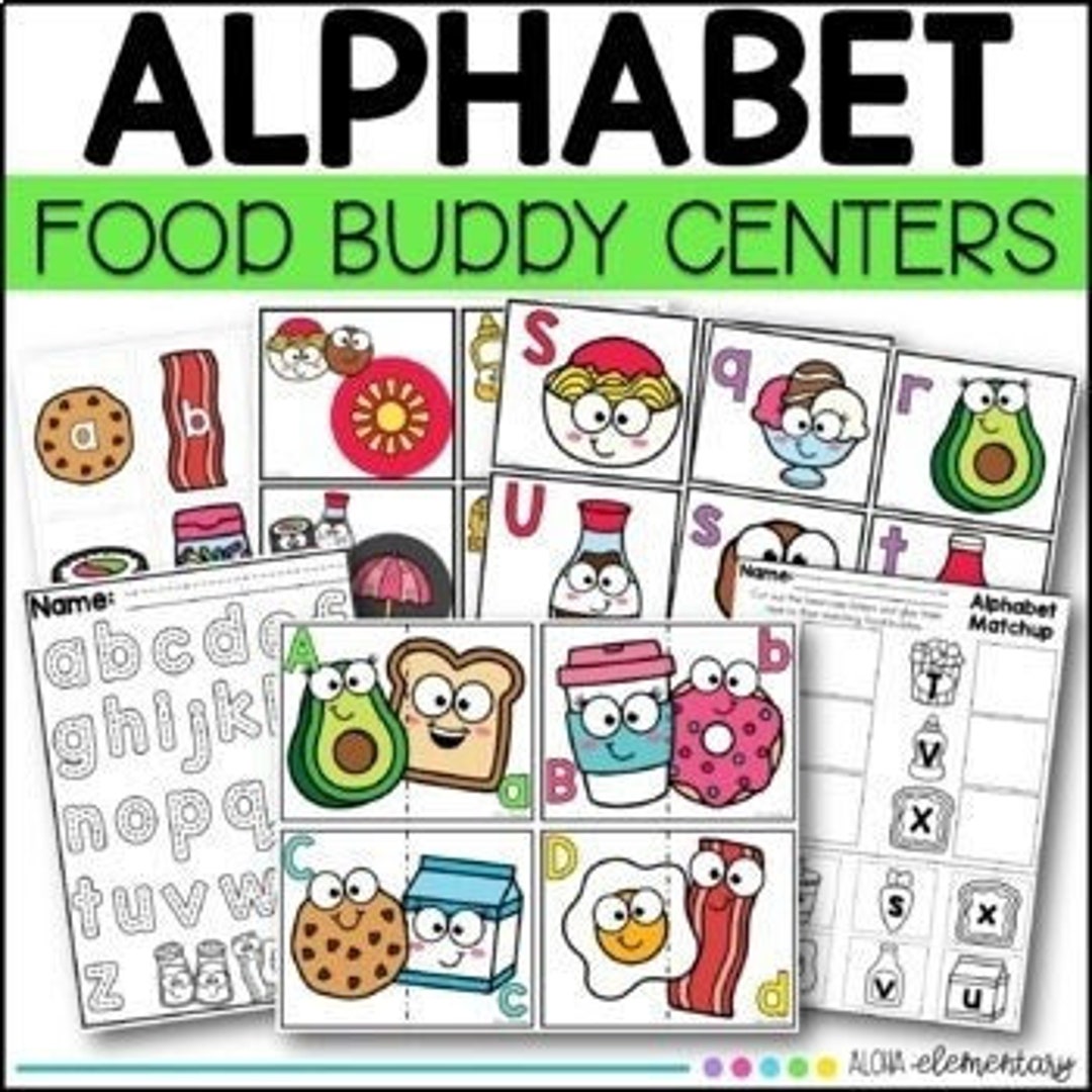Alphabet Centers Printables and Beginning Sounds - Etsy